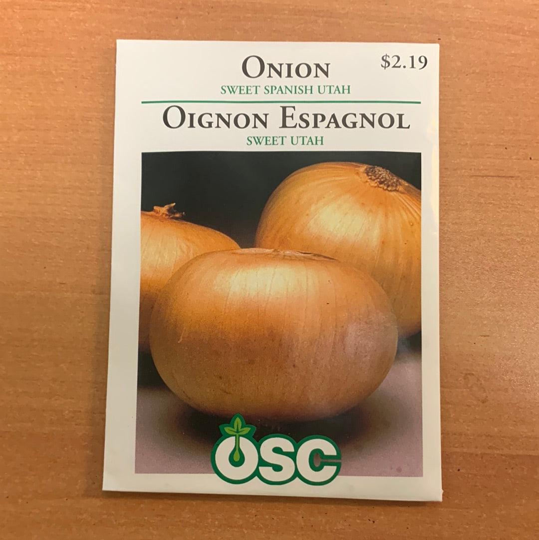 Onion Seed Packets - Sweet Spanish Utah – Laporte's Nursery ...