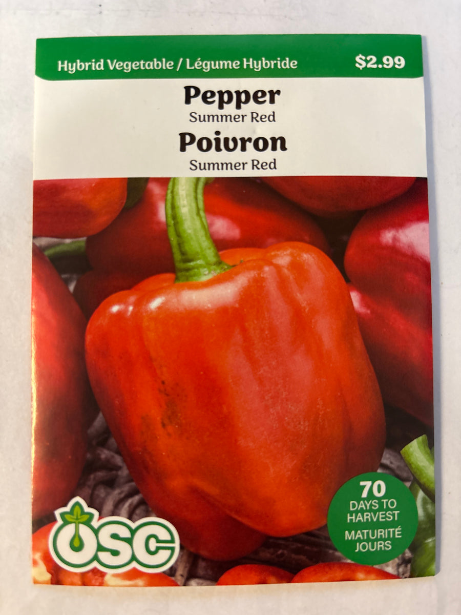 Pepper Seed Packets - Summer Red – Laporte's Nursery & Greenhouses Inc.
