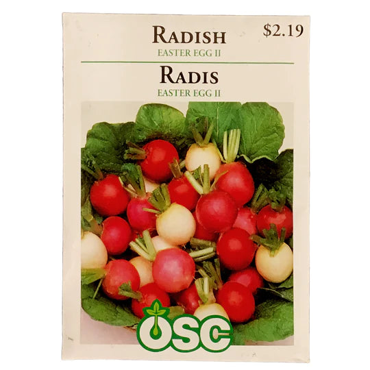 Radish Seed Packets - Easter Egg II – Laporte's Nursery & Greenhouses Inc.