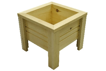 14" Square Wooden Flower Box – Laporte's Nursery & Greenhouses Inc.