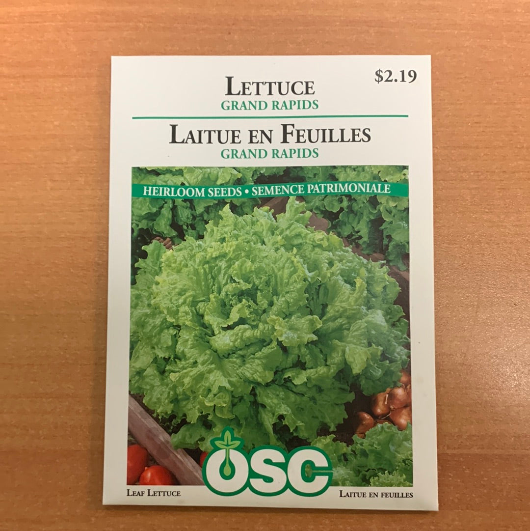 Lettuce Seed Packets - Grand Rapids – Laporte's Nursery & Greenhouses Inc.