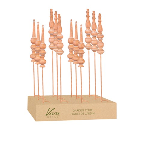 Metal Garden Stake, Terracotta – Laporte's Nursery & Greenhouses Inc.