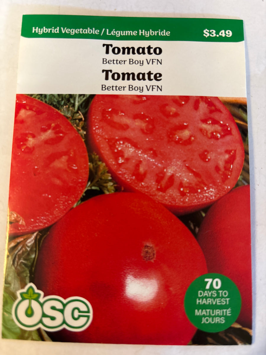 Tomato Seed Packets - Better Boy VFN – Laporte's Nursery & Greenhouses Inc.