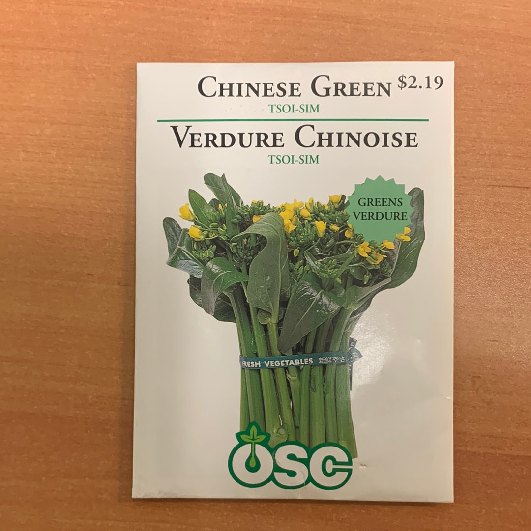 Chinese Green Seed Packets - Tsoi-Sim – Laporte's Nursery & Greenhouses ...