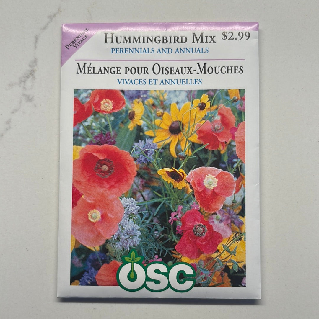 Hummingbird Mix Seed Packets - Perennials and Annuals – Laporte's ...
