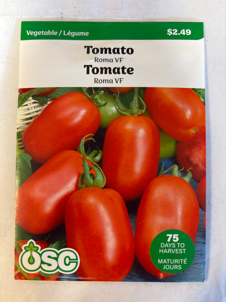 Tomato Seed Packets - Roma VF – Laporte's Nursery & Greenhouses Inc.