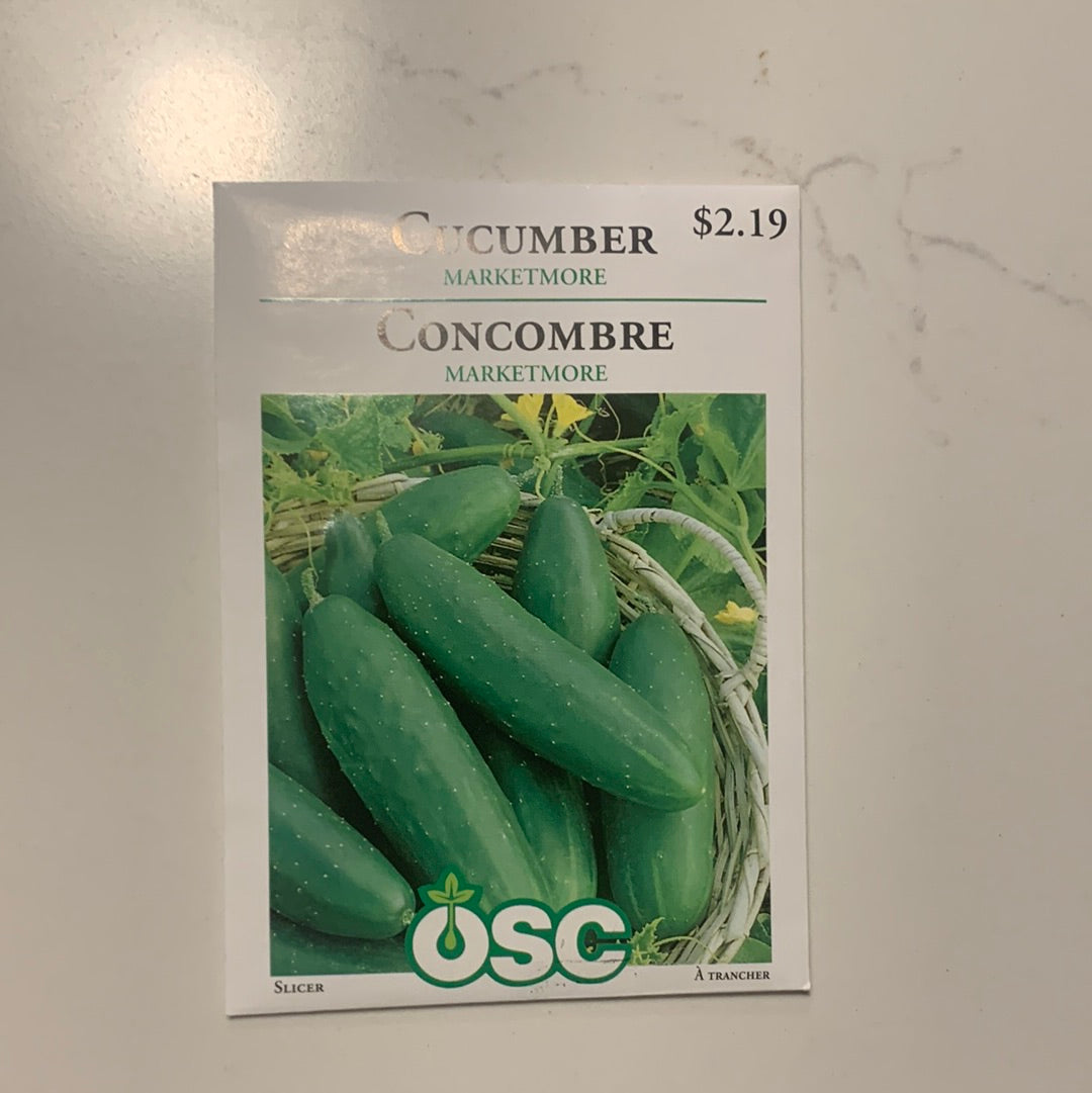 Cucumber Seed Packets - Marketmore – Laporte's Nursery & Greenhouses Inc.