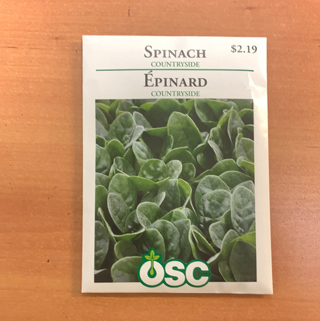 Spinach Seed Packets - Countryside – Laporte's Nursery & Greenhouses Inc.