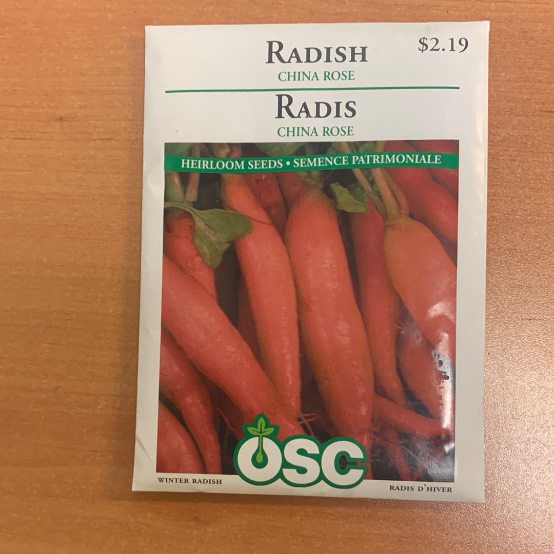 Radish Seed Packets - China Rose – Laporte's Nursery & Greenhouses Inc.