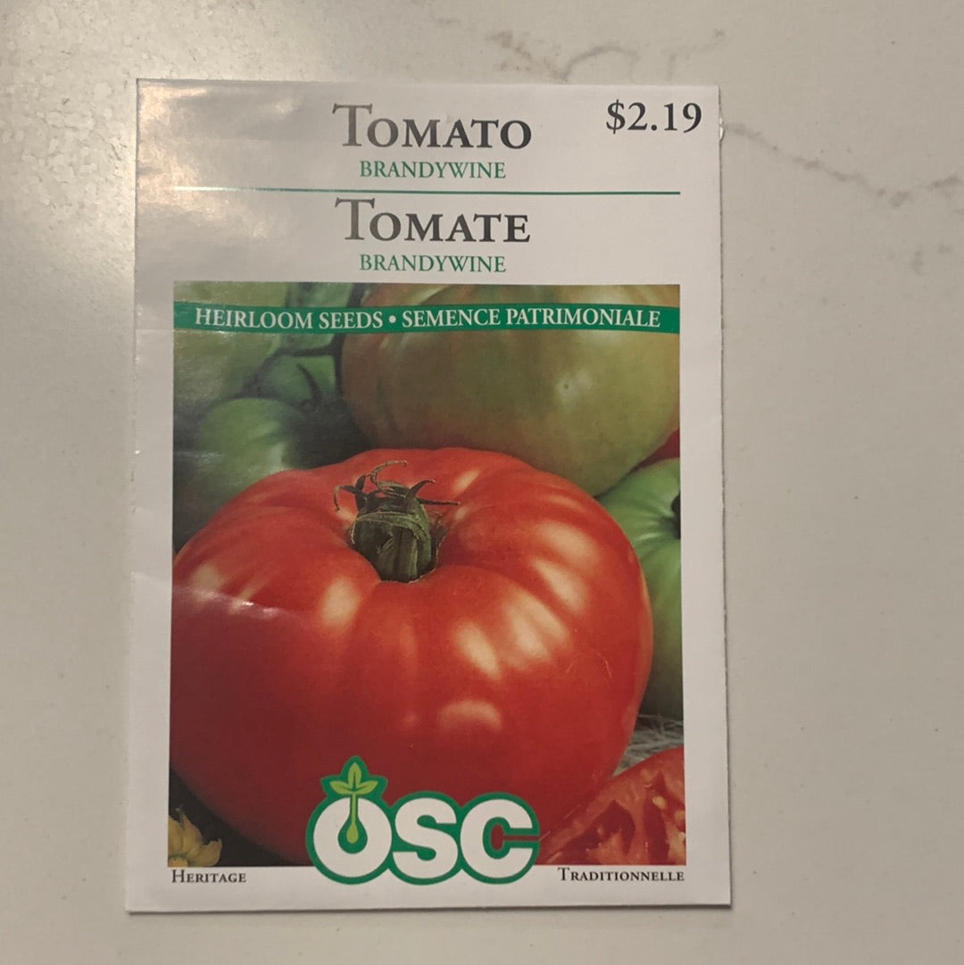 Tomato Seed Packets - Brandywine – Laporte's Nursery & Greenhouses Inc.