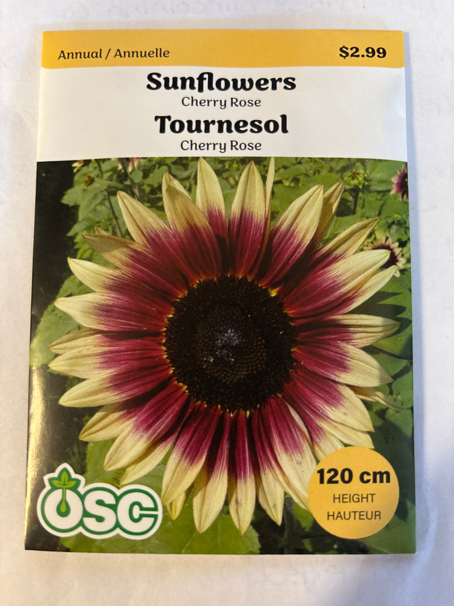 Sunflower Seed Packets - Cherry Rose – Laporte's Nursery & Greenhouses Inc.