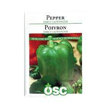 Pepper Seed Packets - Early Calwonder – Laporte's Nursery & Greenhouses ...