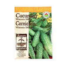 Aimers Organic Cucumber Wisconsin Seed Packet – Laporte's Nursery ...